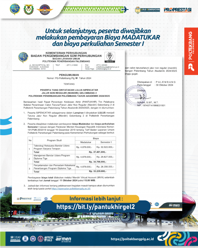 Pengumuman Kelulusan Akhir SIPENCATAR Jalur Non Reguler Gelombang 2 ... Pengumuman Kelulusan Akhir SIPENCATAR Jalur Non Reguler Gelombang 2 ...